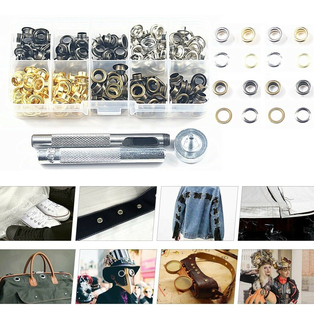 200Pcs 6Mm Binnendiameter Koperen Oogjes Set Met R... – Grandado