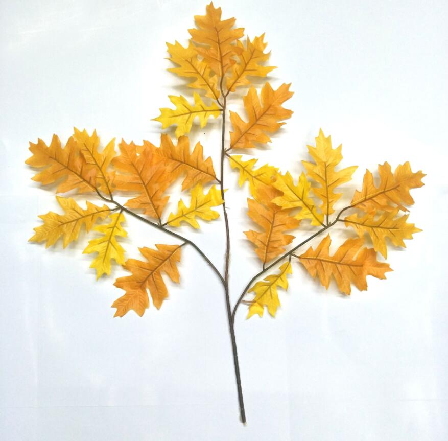 12pcs Artificial Oak Tree Leaves Branch For Plant ... – Grandado