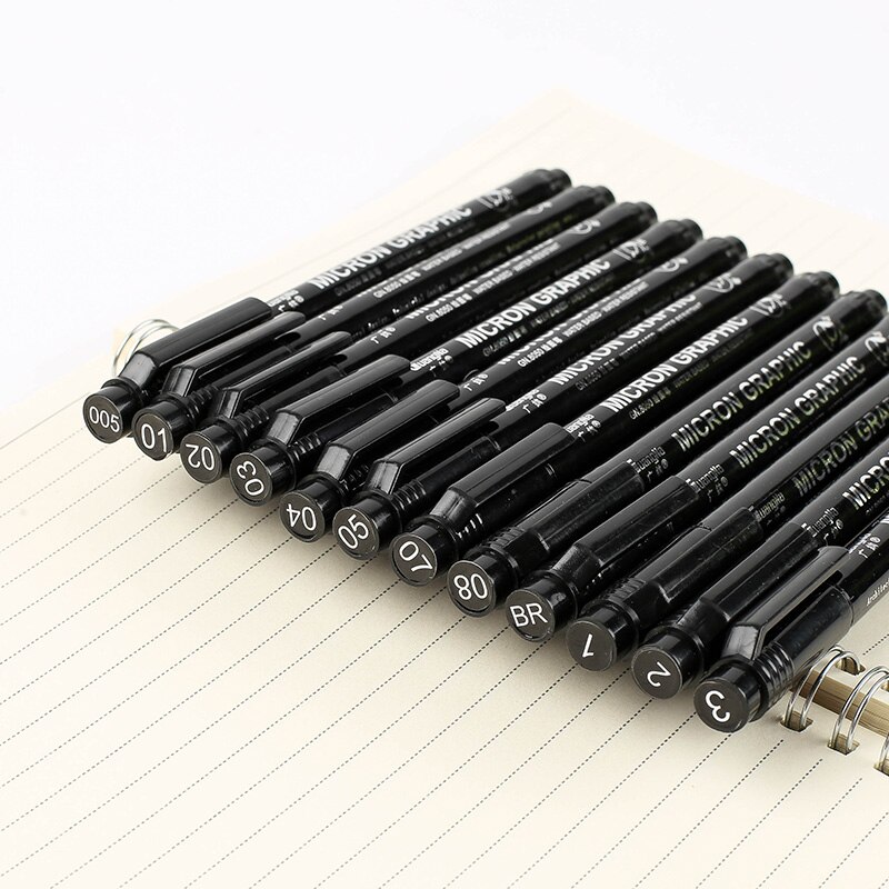 12 Pcs Fineliner Pennen Waterdichte Archival Inkt ... – Grandado