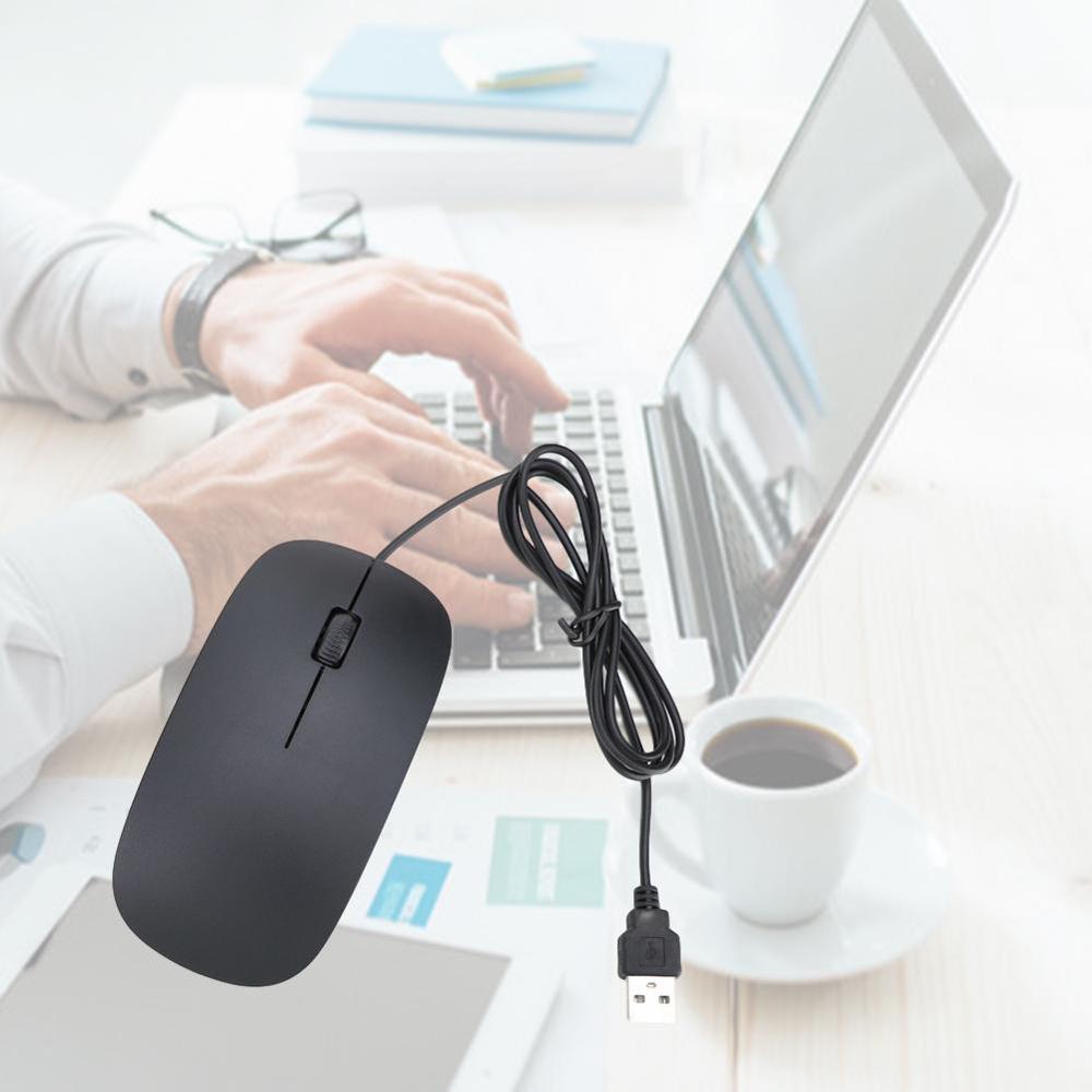 USB wired optical mouse suitable for Apple desktop... – Vicedeal