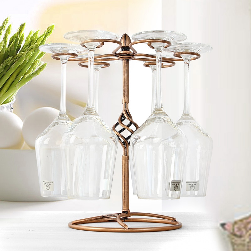 Upside Down Cup Holder Wine Bottle Holder Glass Cu... – Vicedeal
