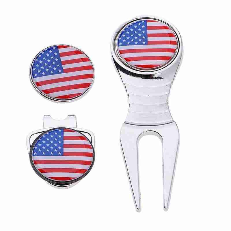 Golf Tool Set Zinc Alloy Hat Clip Ball Fork Ball G... – Grandado