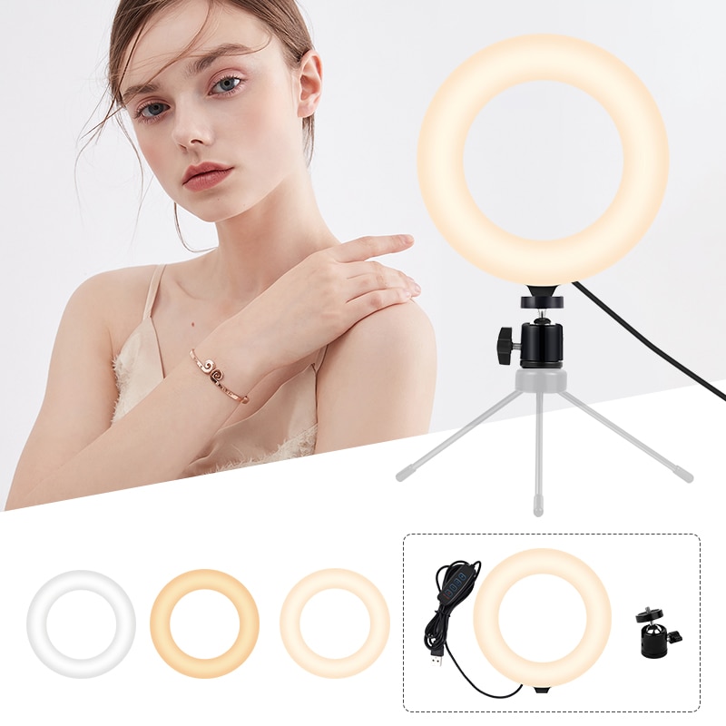 Ring Light for Video Live Studio Adjustable LED Ca... – Grandado