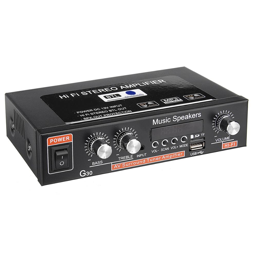 Car Bluetooth Stereo Amplifier Hifi Digital Audio ... – Grandado