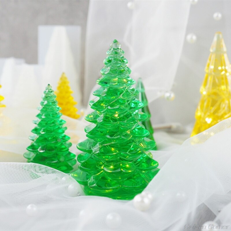 3D Christmas Tree Silicone Epoxy Resin Mold Multi ... – Grandado