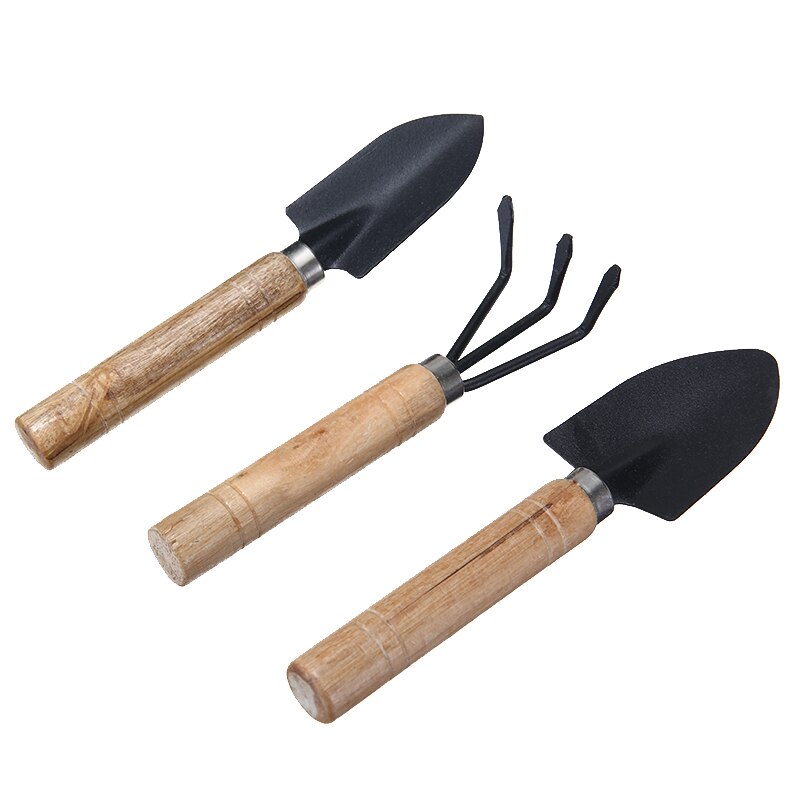 Mini pala para jardinería, rastrillo de pala con m... – Grandado