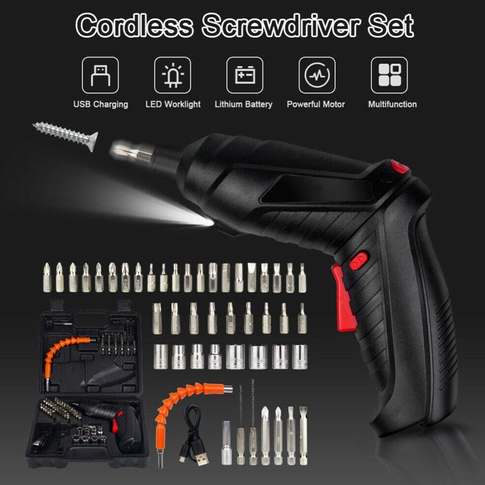 48 in 1 Torque Impact Drill Cordless Screwdriver P... – Grandado