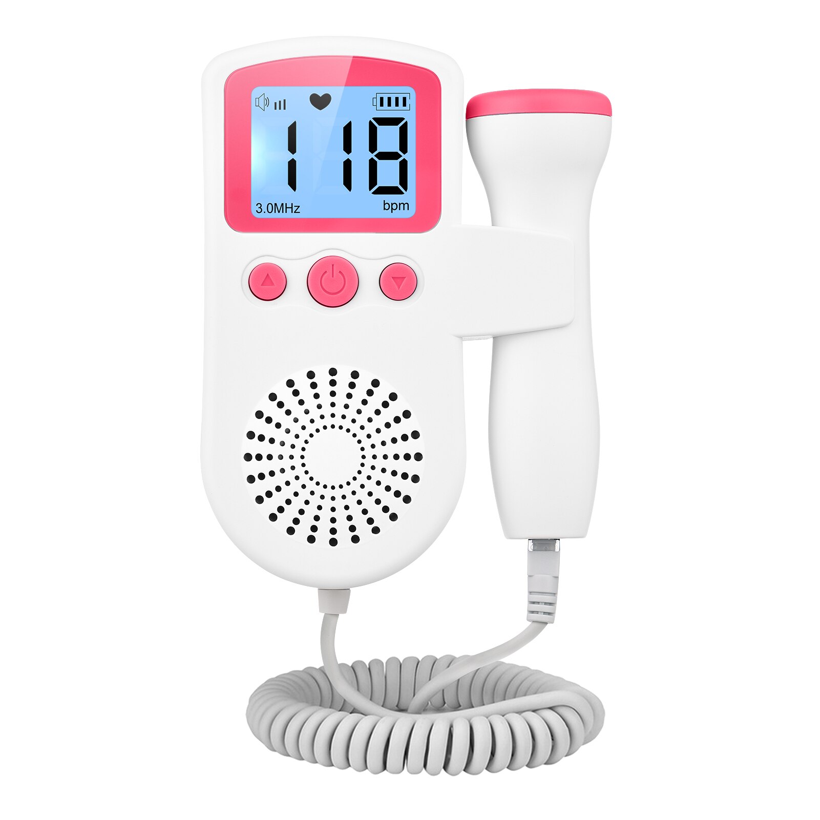 Doppler Fetal portátil para bebé, Monitor cardíaco... – Grandado