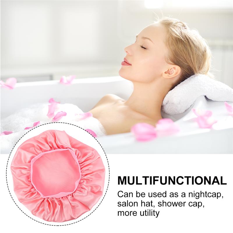 Wide-brimmed Nightcap Elastic Sleep Cap Hair Care ... – Grandado