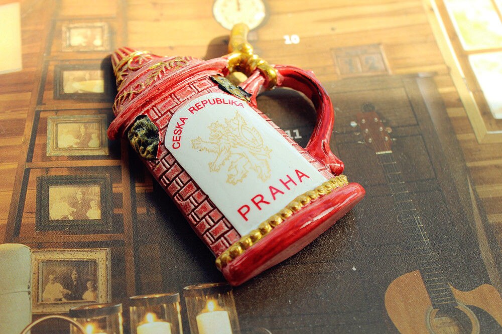 Czech Prague Beer Tourism Travel Souvenir 3D Resin... – Grandado