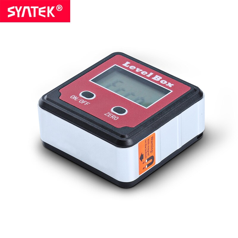 Syntek Red Precision Digital Protractor Inclinomet... – Grandado