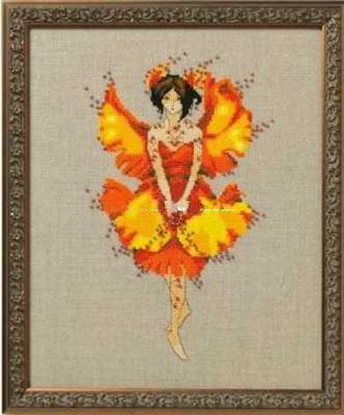 Gold Collection Counted Cross Stitch Kit Leaves Fa... – Vicedeal