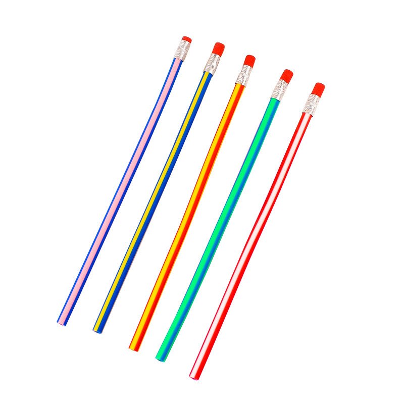 1pc Striped Soft Bendable HB Pencils for Students ... – Grandado