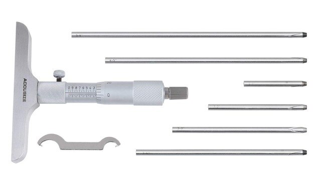 0-6inch Depth Micrometer Precision 0.01mm Depth Mi... – Grandado