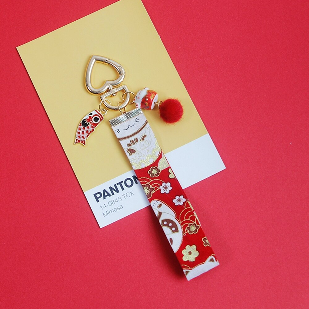 Kawaii Japanese Lucky Cat Fish Smart Phone Strap L... – Grandado