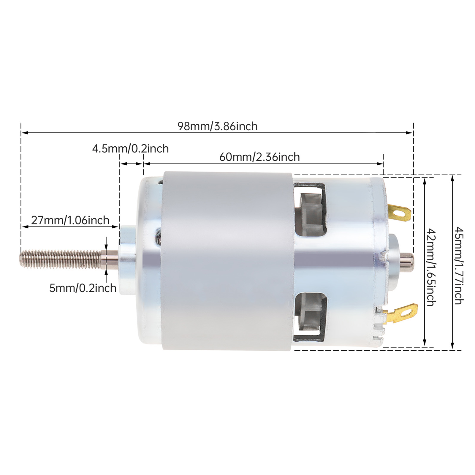 755 DC Motor 12V/21V Universal Motor Replacement P... – Grandado
