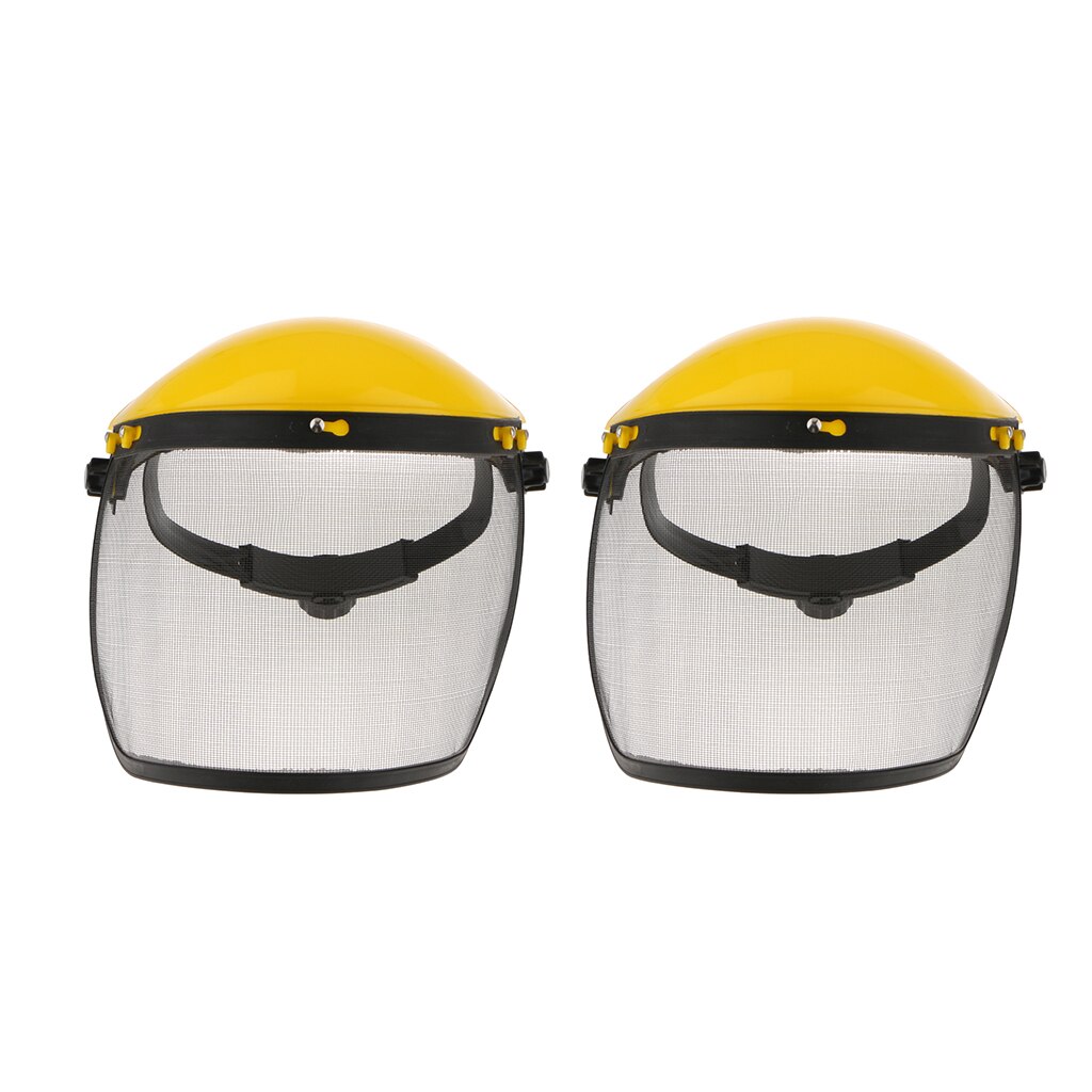 2 Pack Face Shield Steel Mesh Visor Adjustable Swe... – Vicedeal