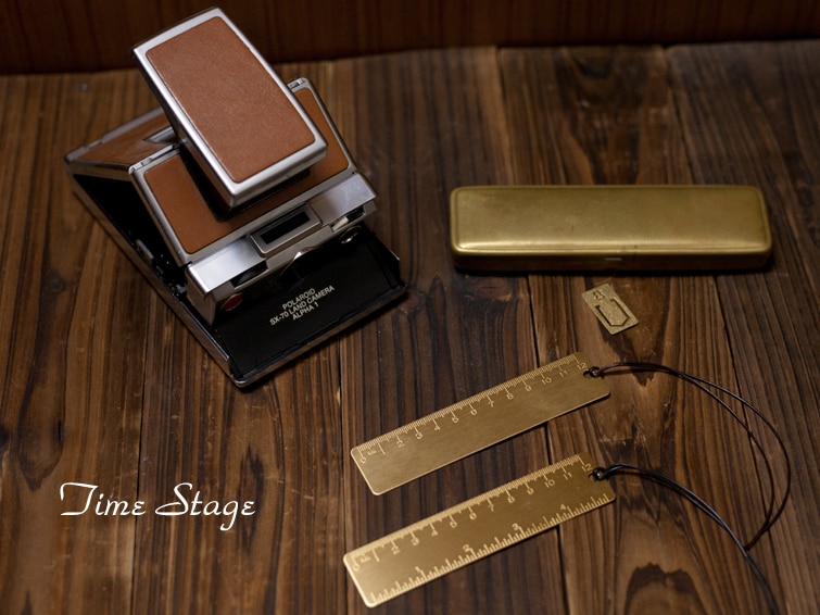 Travelers' notebook brass ruler bookmark letter a ... – Vicedeal