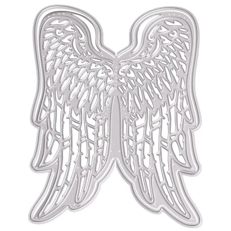 Craft Metal Cutting Dies Cut Die Angel Heart Wings... – Grandado