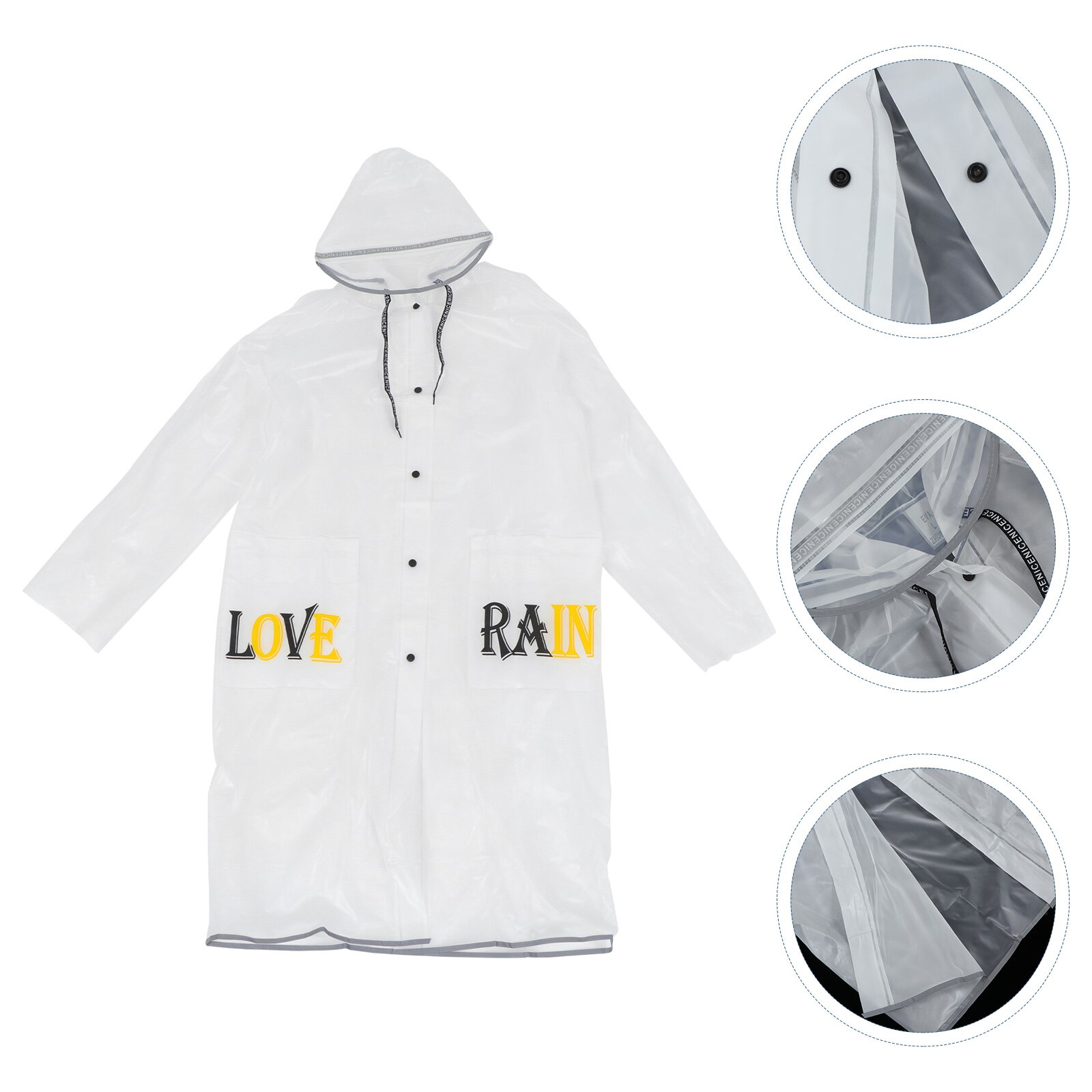 Rainy Days Adult Coat Protective Raincoat Long Ful... – Grandado