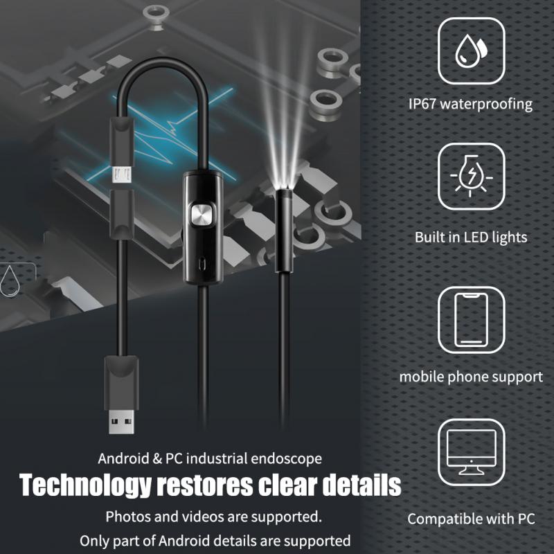 LED Lights Durable Inspection Borescope Multipurpo... – Grandado