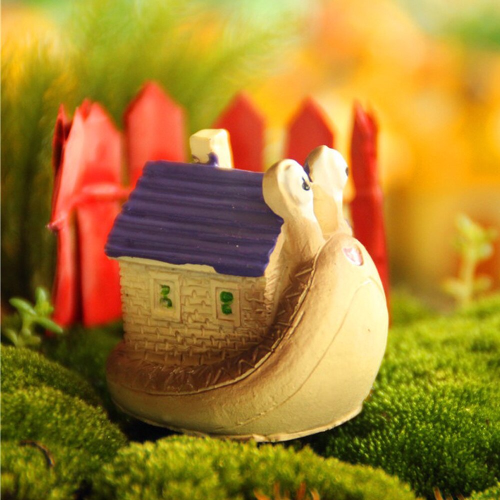 4 X 3 X 4cm Mini Miniature Landscape Snail Garden ... – Grandado