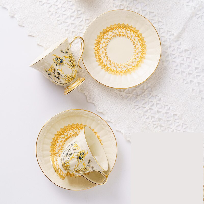 Cup French household coffee cup and saucer set ret... – Grandado