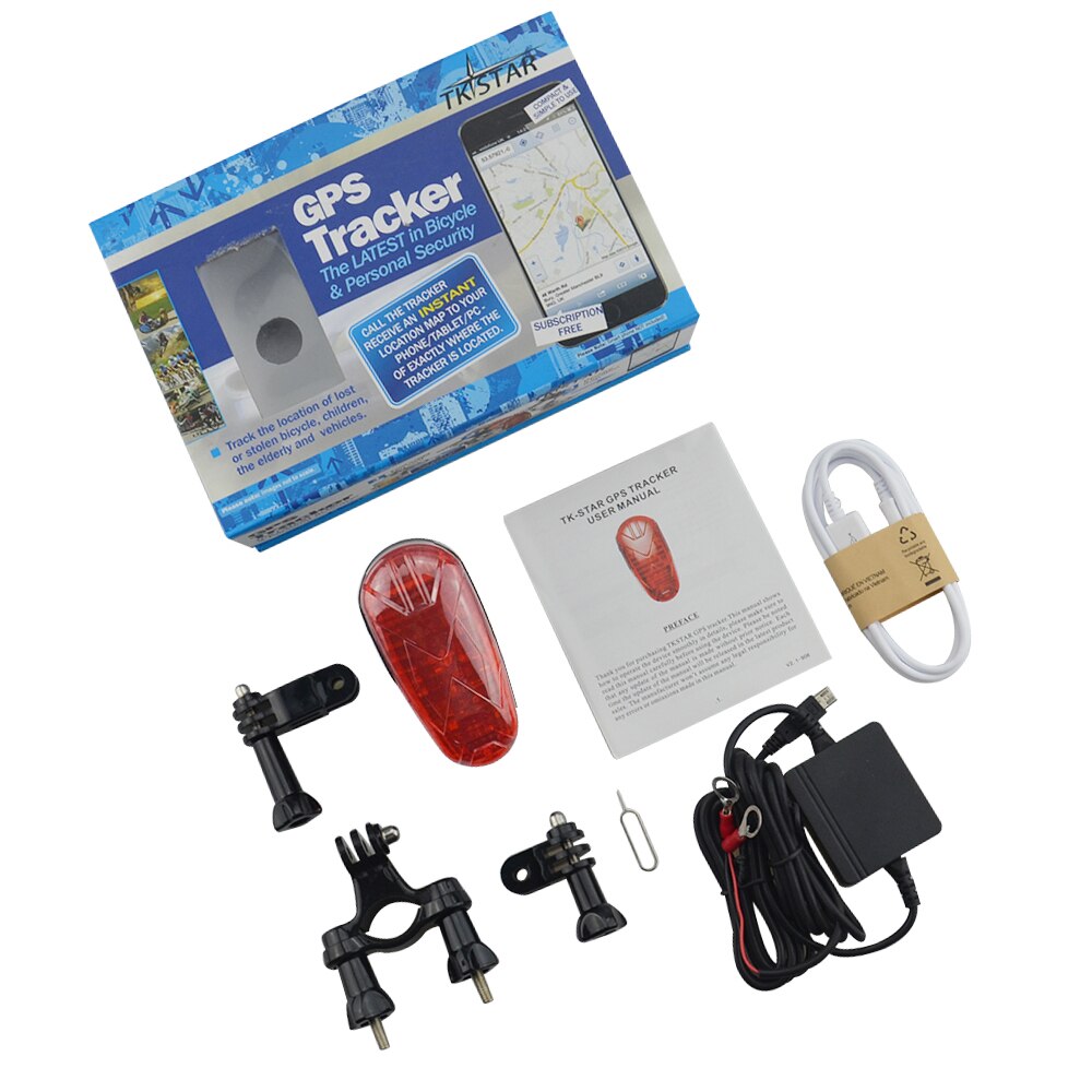 Gps Bicycle and Motorcycle Tracker TK906 Tracks an... – Grandado