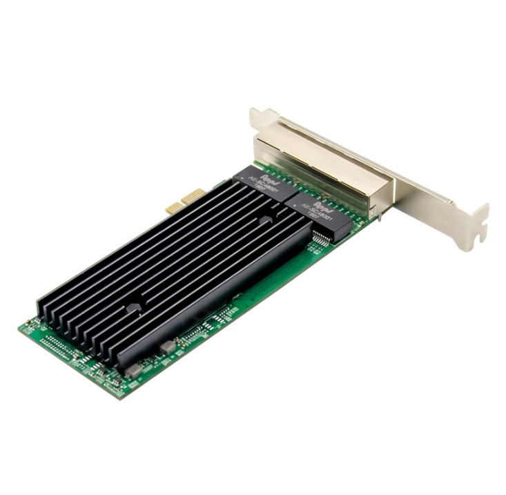 pcie x1 1000m lan 4-Port RJ45 Gigabit Ethernet PCI... – Grandado