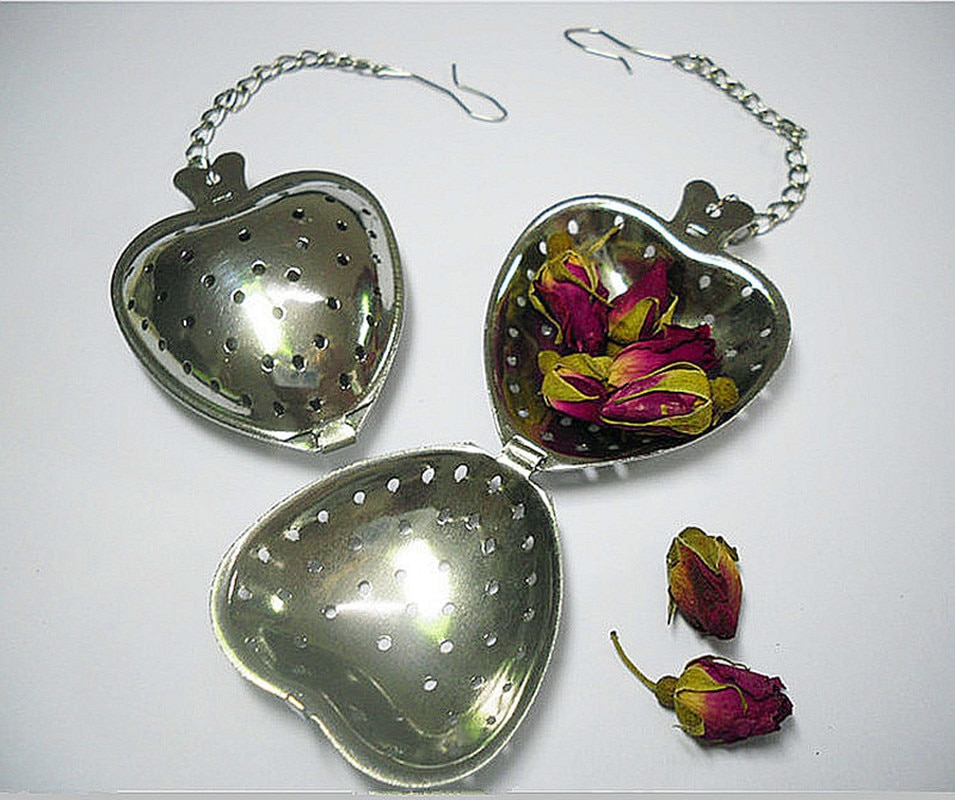 Heart Shaped Tea Infuser Spoon Strainer Stainless ... – Grandado