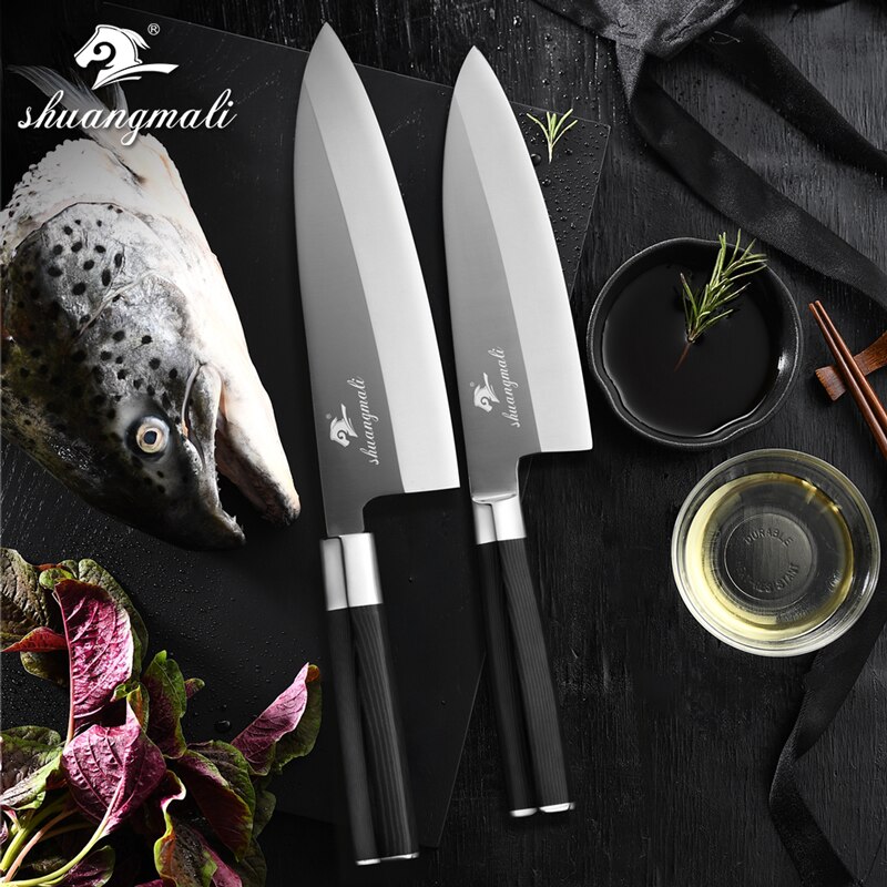 Shuangmali 9 Zoll Spalter Fisch Deba Filetieren Me... – Grandado