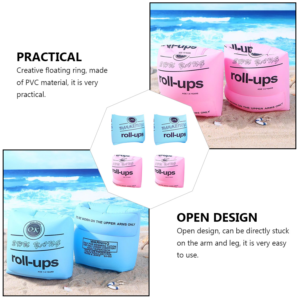 2 Pairs Adult Swimming Armbands Arm Float Rings Ar... – Vicedeal