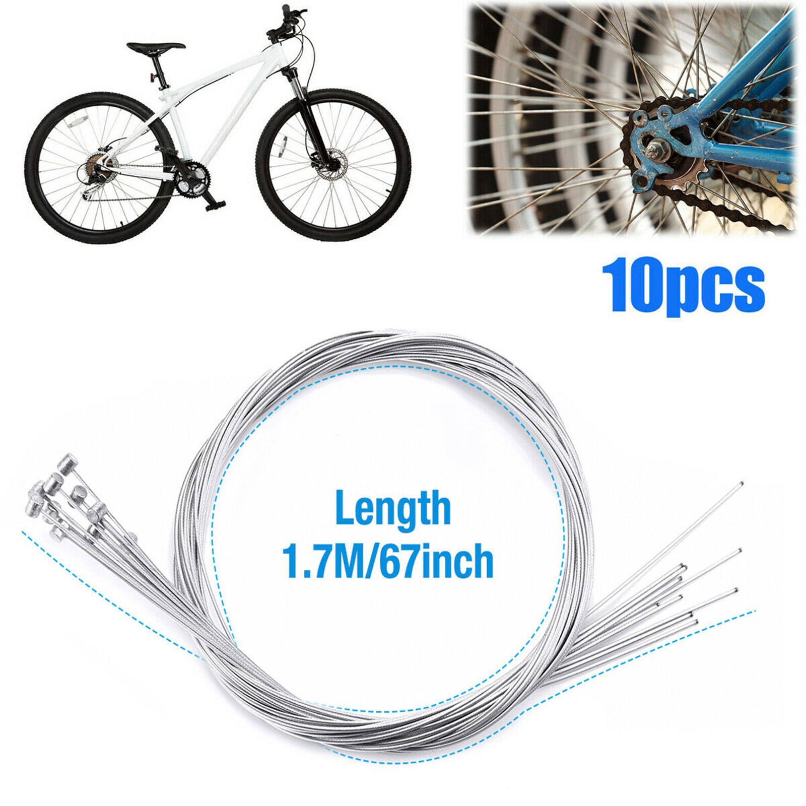 10PCS Bike Shift Brake Cable, Premium Bike Shifter... – Grandado