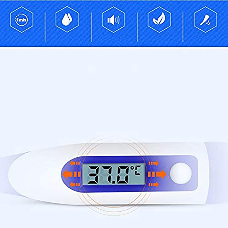 Digital Thermometer LCD Display Portable Human Mou... – Grandado