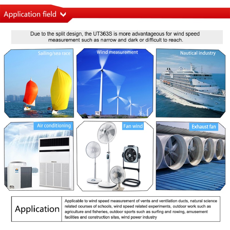 Uni-t Wind Speed Meters UT363/UT363BT/UT363S Speed... – Vicedeal