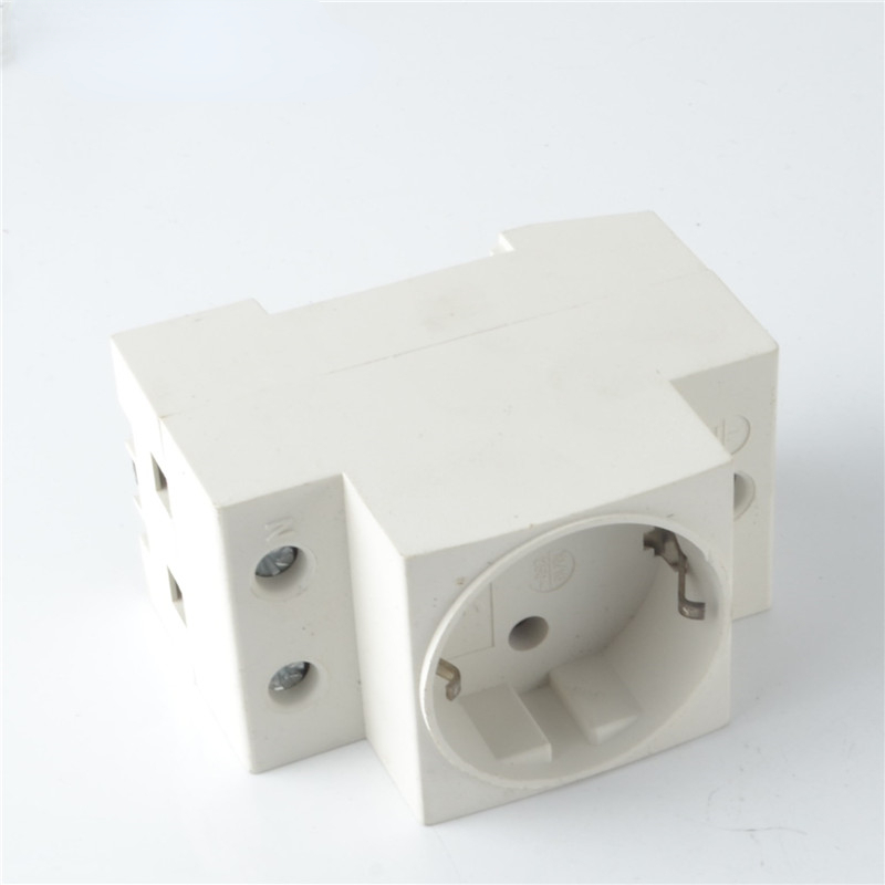 AC socket Connector 35mm EU type DIN Rail Mount AC... – Vicedeal