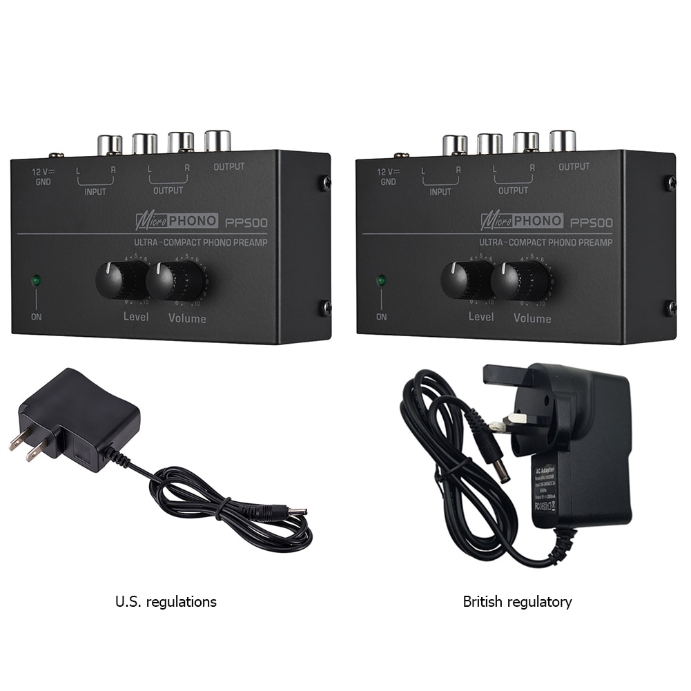 PP500 Phono Preamp Preamplifier RCA Input TRS Outp... – Grandado