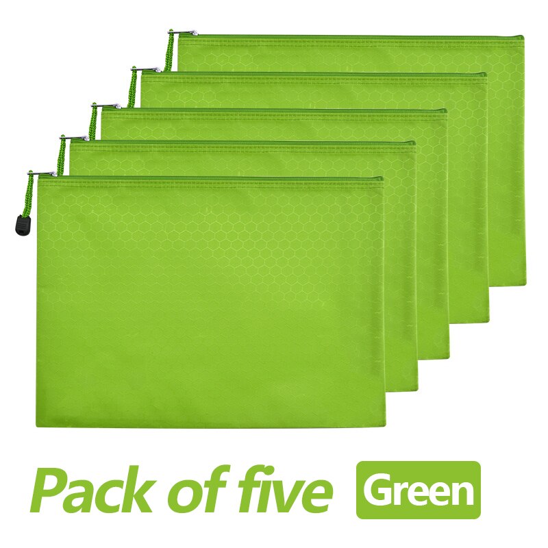 5pcs Color Single-layer Canvas Blazed Paper Folder... – Vicedeal