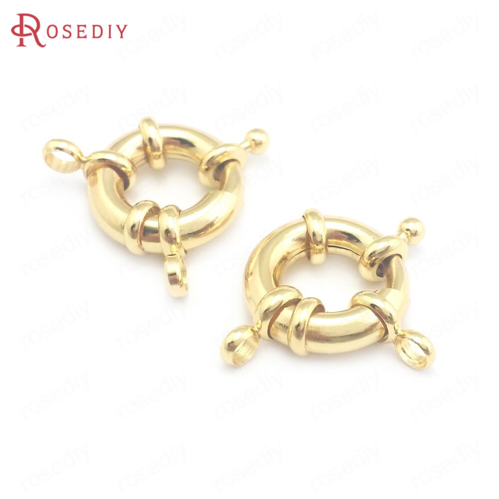 9Mm 11Mm 13Mm 16Mm 17Mm 20Mm 24K Goud Kleur Messin... – Grandado