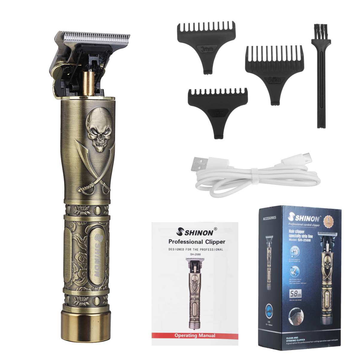 Professionele Mannen T9 Kapper Elektrische Tondeus... – Vicedeal