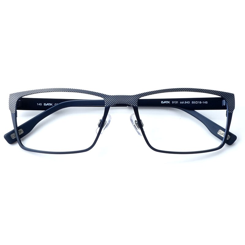 Men metal eyeglasses frames spectacles urban style... – Grandado