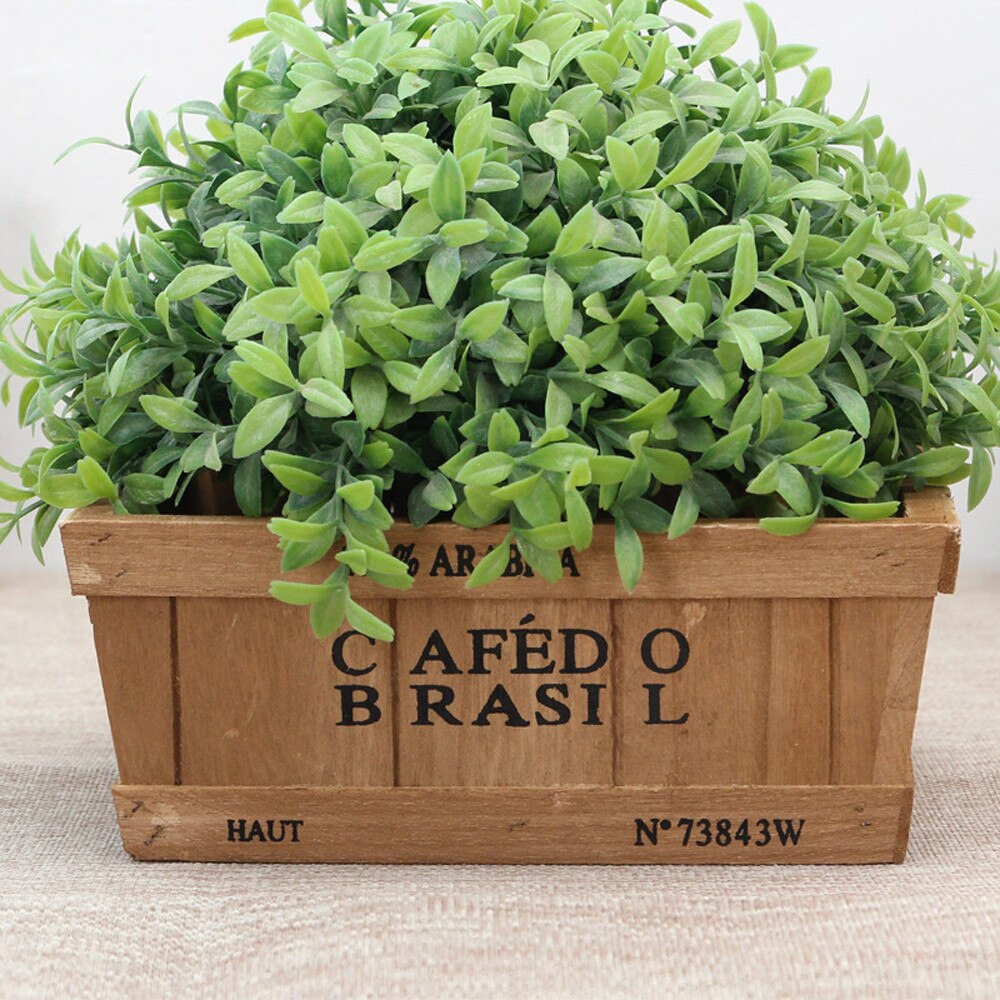 Retro Style Solid Wooden Box Succulent Flower Bed ... – Vicedeal