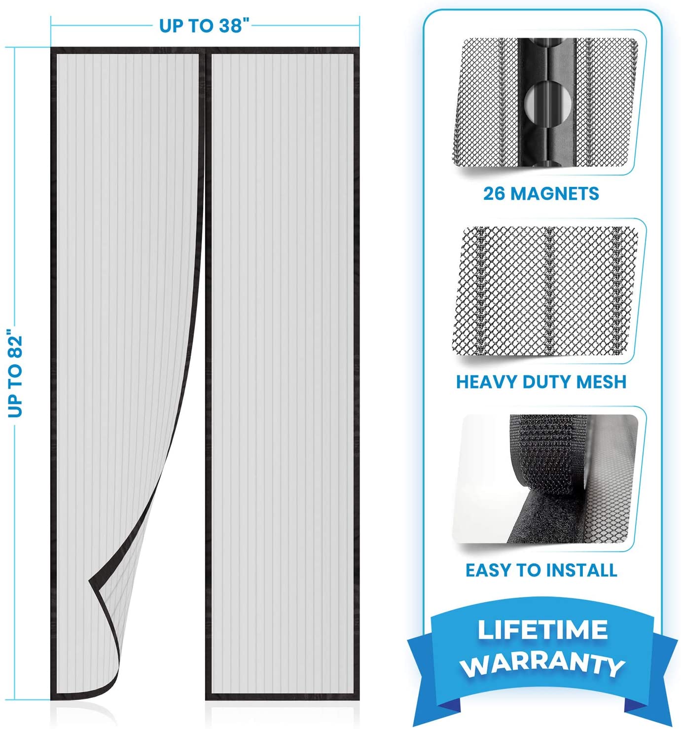 Hands-free Magnetic Anti-Mosquito Net Door Net Ant... – Grandado