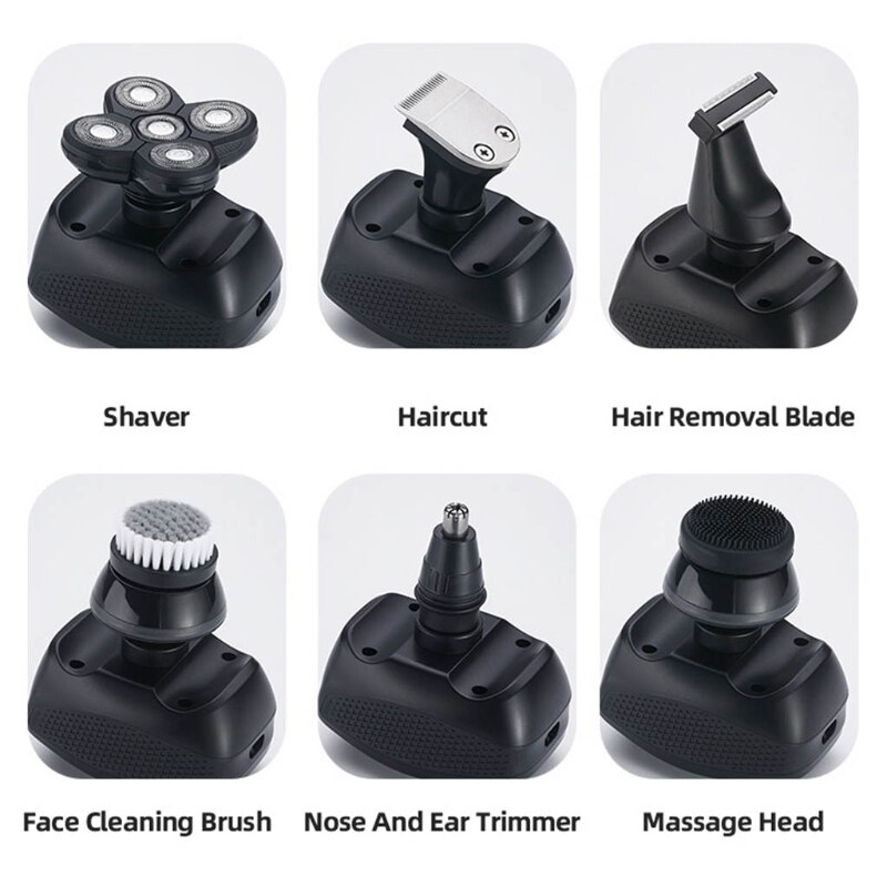 Men Electric Razor Shavers 6 in 1 Multifunctional ... – Grandado