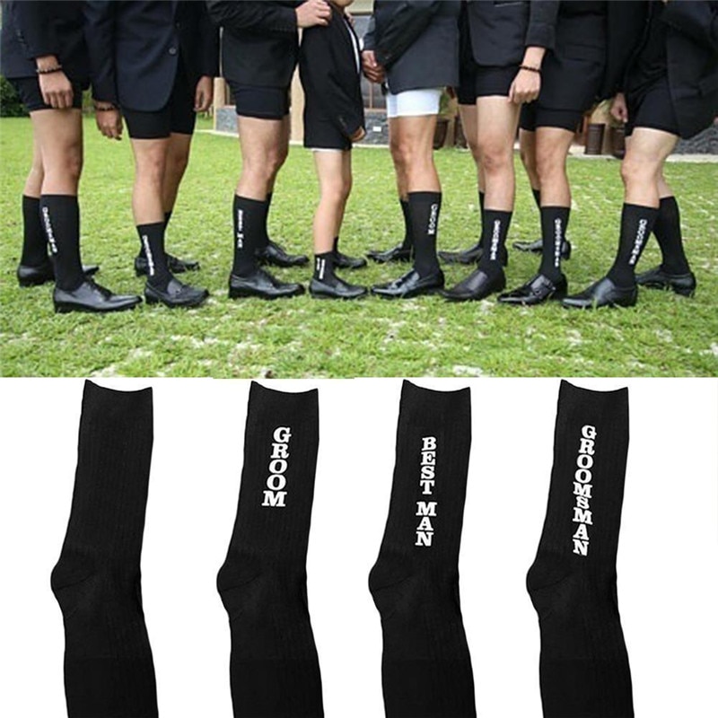 HIRIGIN Mans Socks For Wedding Party Groom Groomsm... – Grandado