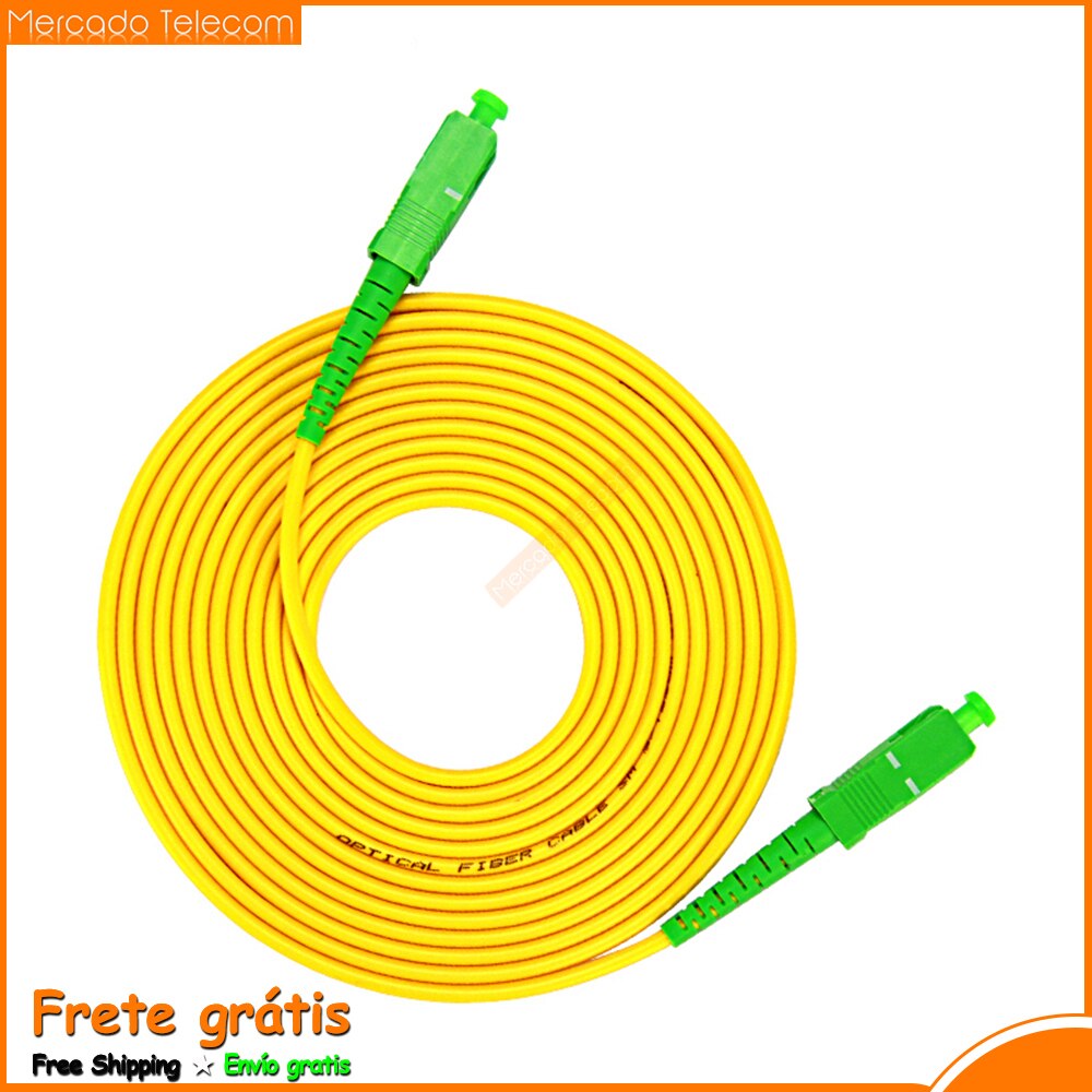 Cable de conexión de fibra óptica SC/APC monomodo ... – Grandado