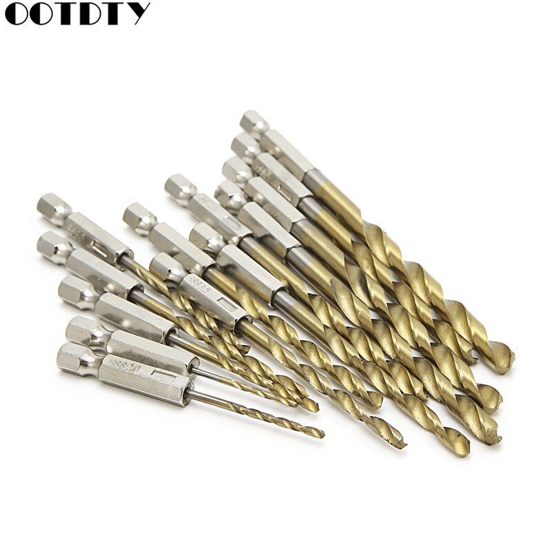 13pcs Hex Shank Quick change Cobalt Drill Bit Set ... – Grandado