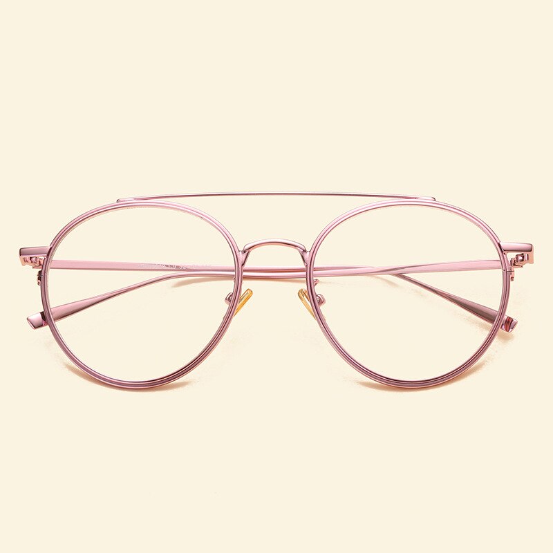 Big Frame Retro Metal Glasses Frames Men Women Myo... – Grandado