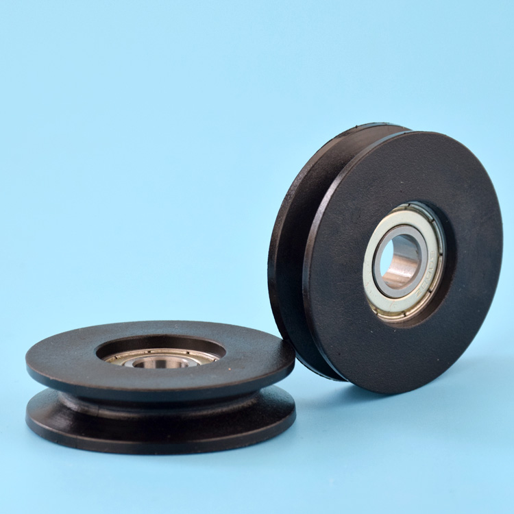 1pc 5 cm roller V-groove wheel, wire rope passing ... – Grandado