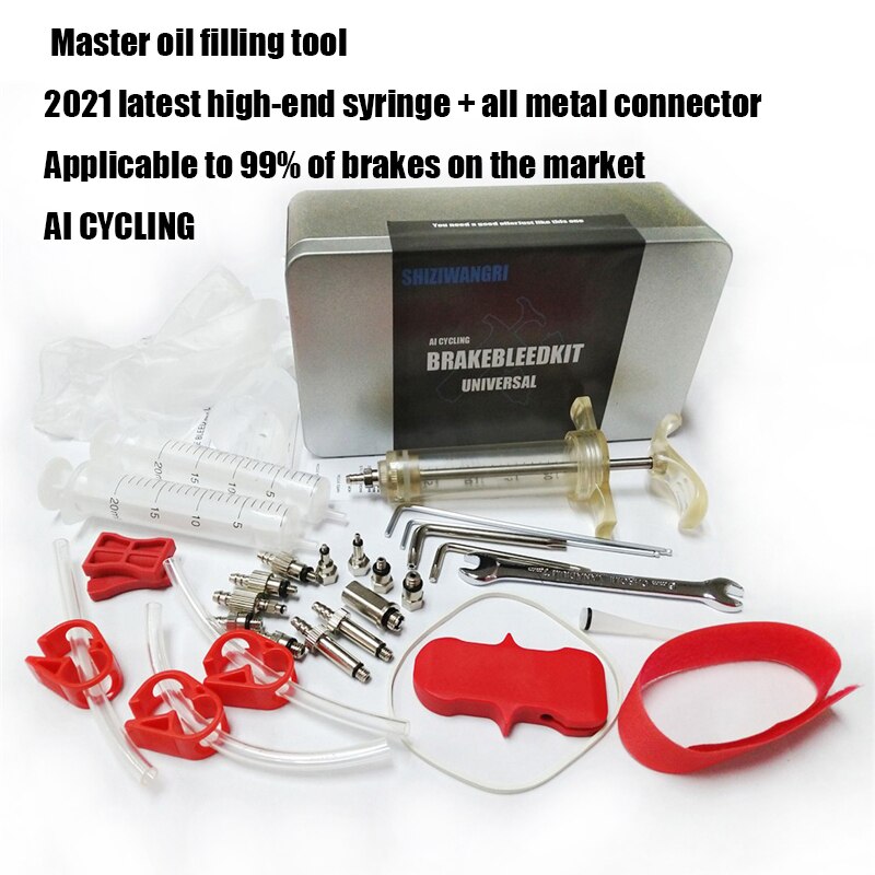 Bike UNIVERSAL Bleed Kit Hydraulic Disc Brake Oil ... – Grandado